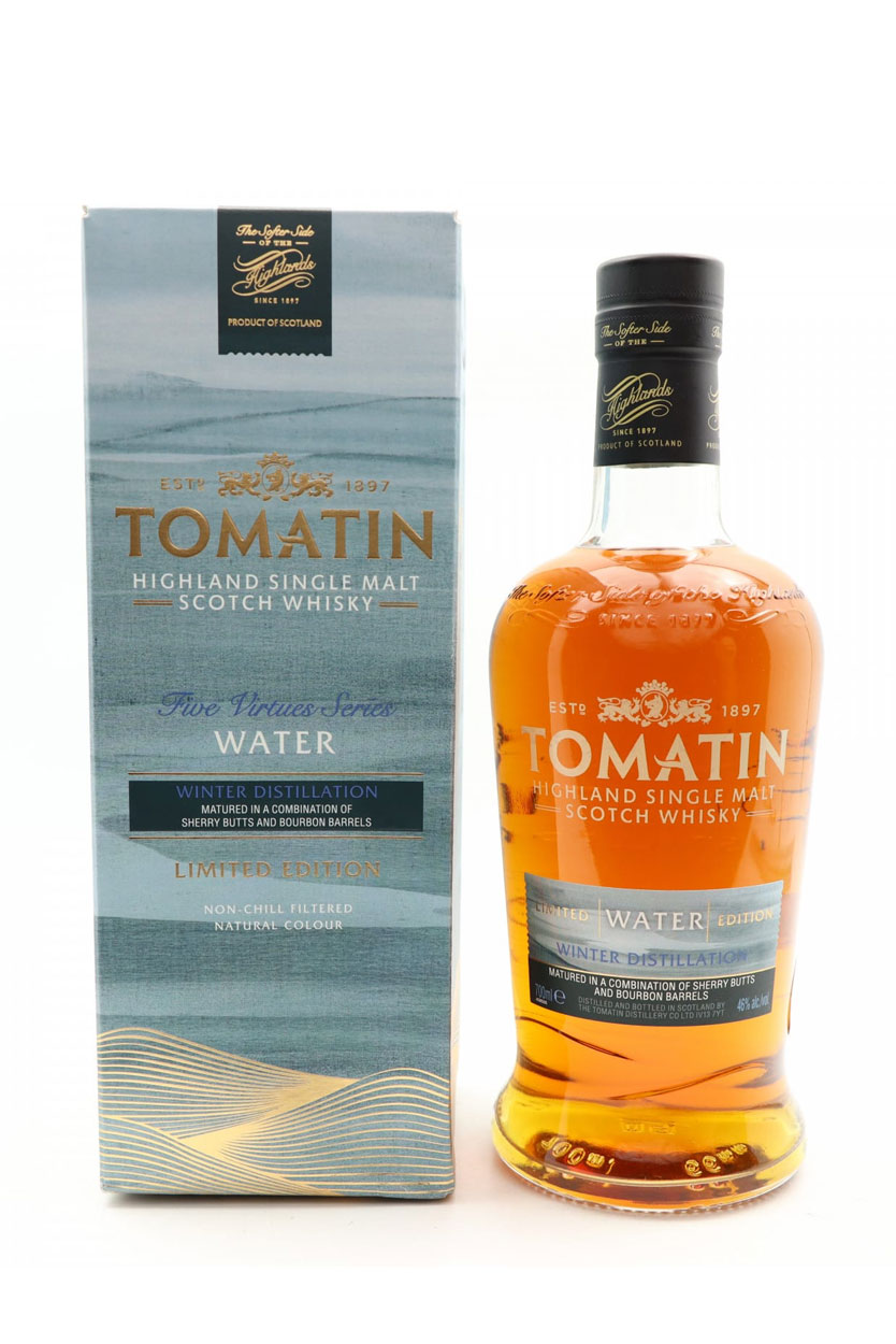 Tomatin Five Virtues Water : Highland Whisky : Tomatin Distillery